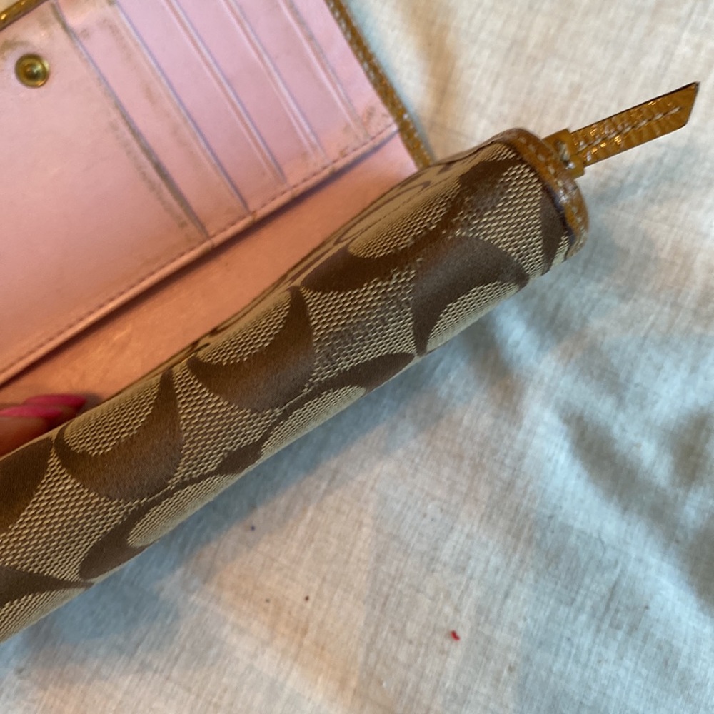 Coach With Coach Logo Pattern & Brown Patton Leather … - Gem